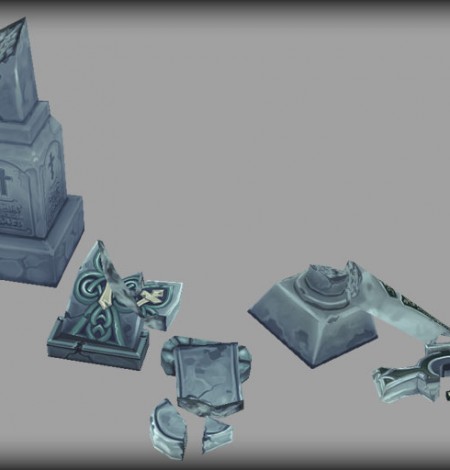 Gravestones and Obelisks - 3D Sauce